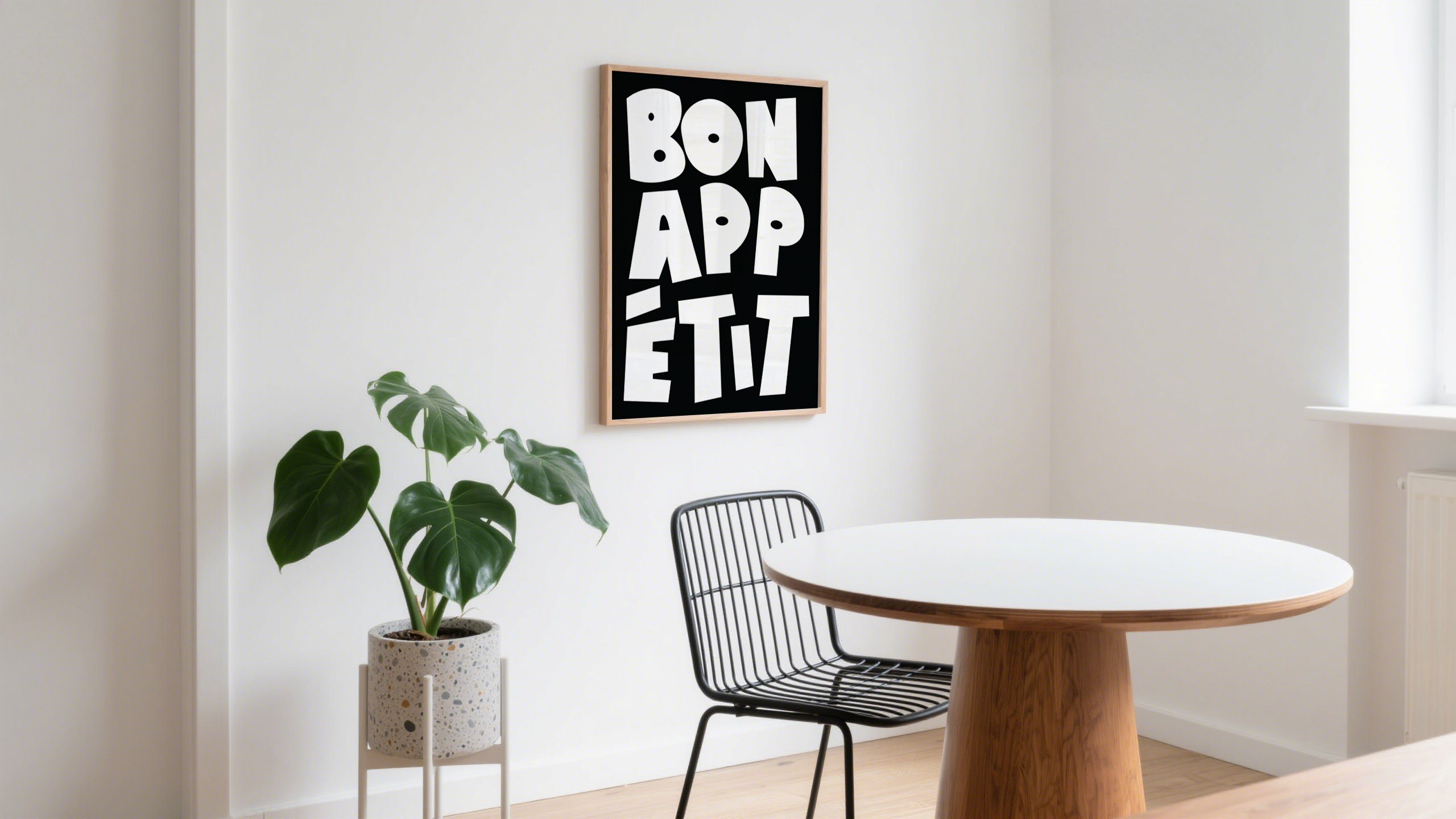 Bon Appetit Poster | Prints for Kitchen and Dining Walls