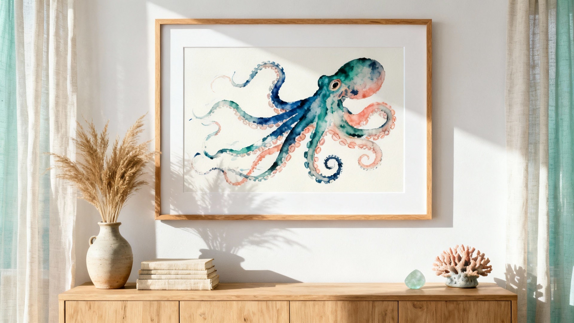 Paintings of Octopus | Unique Octopus Art Prints & Decor