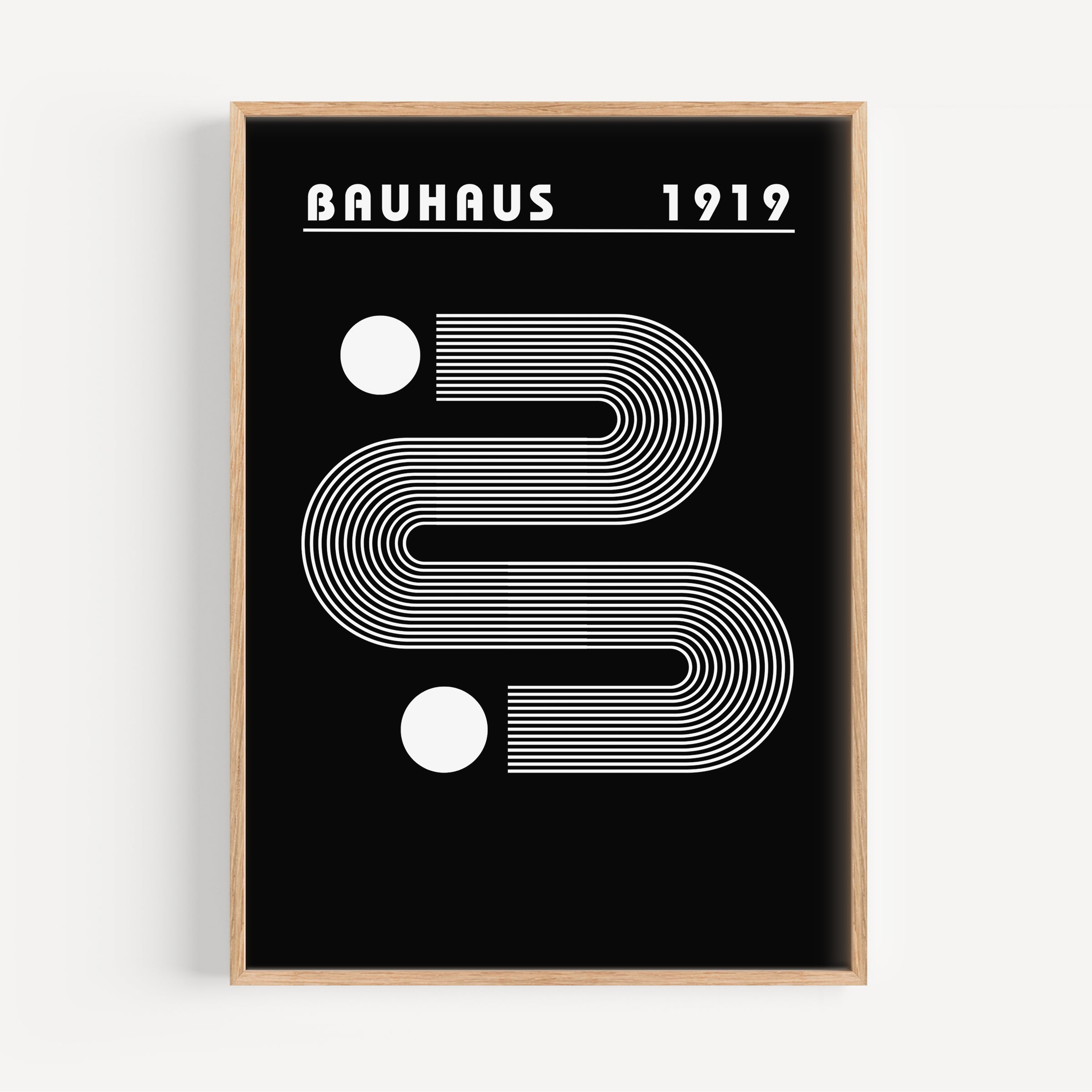 Bauhaus Lines Poster | Modern 1919 Design – Laboo Studio