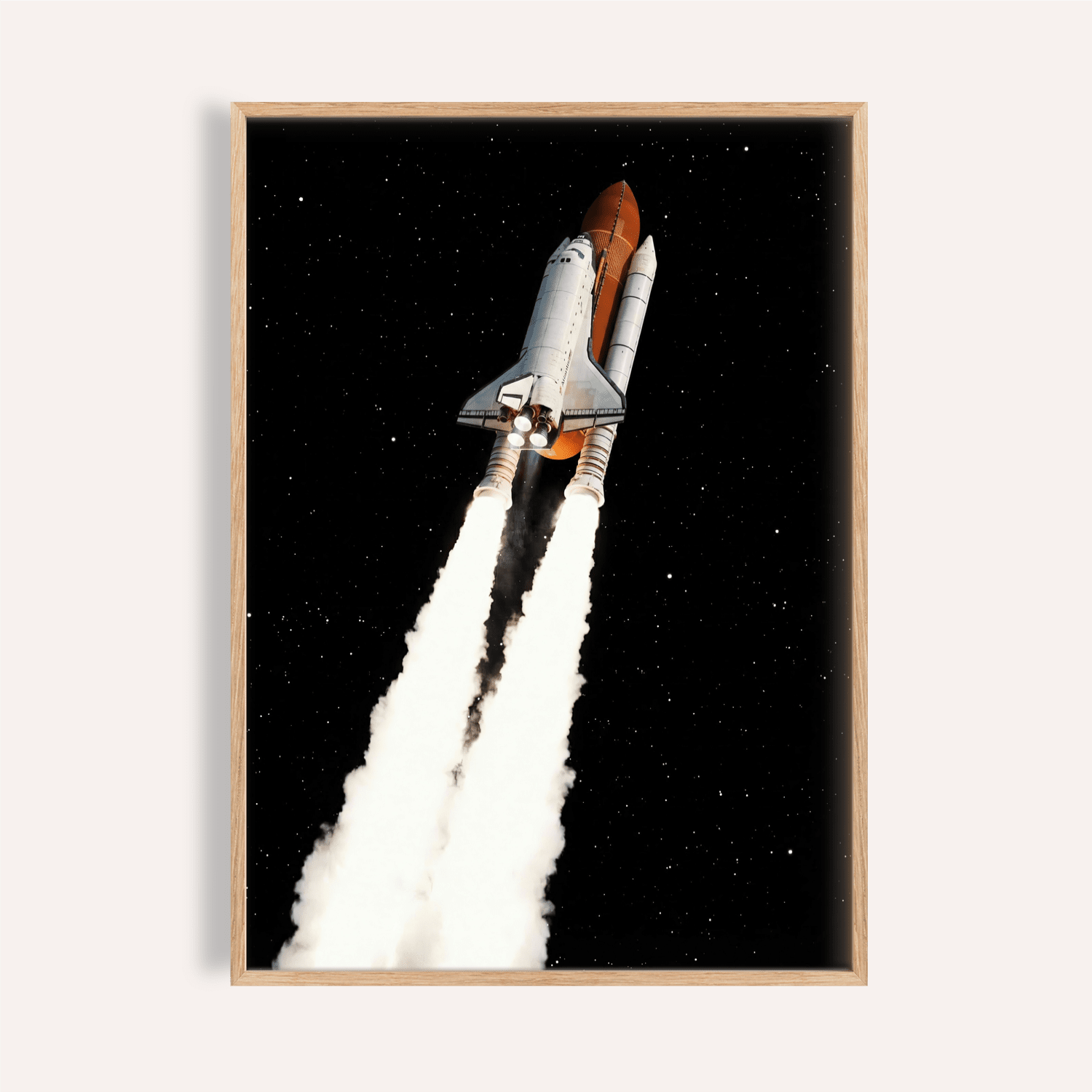 Rocket Launch Wall Art Space Decor Print