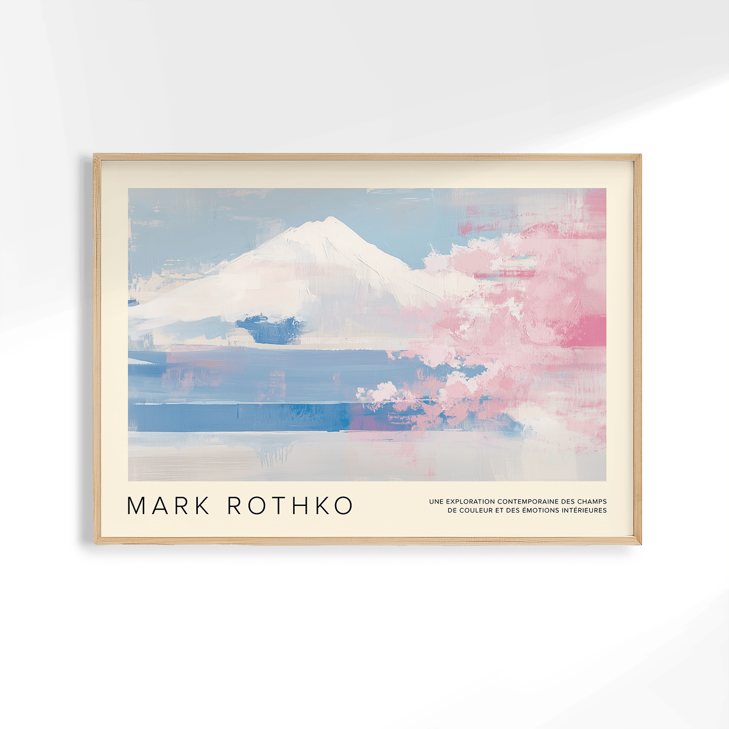 Mount Fuji | Rothko-Inspired Abstract Landscape – Laboo Studio