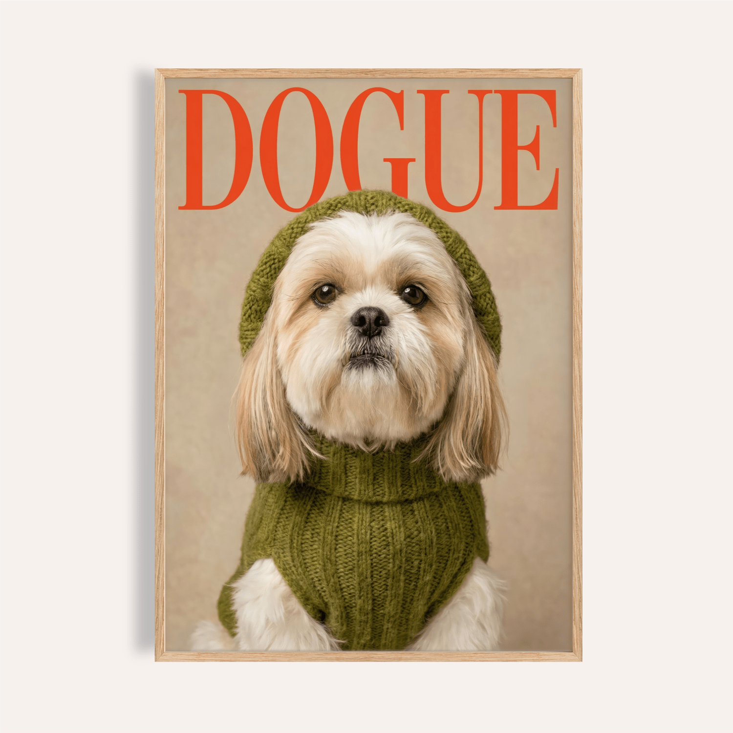 Shih Tzu Wall Print – Charming Dog Art Poster