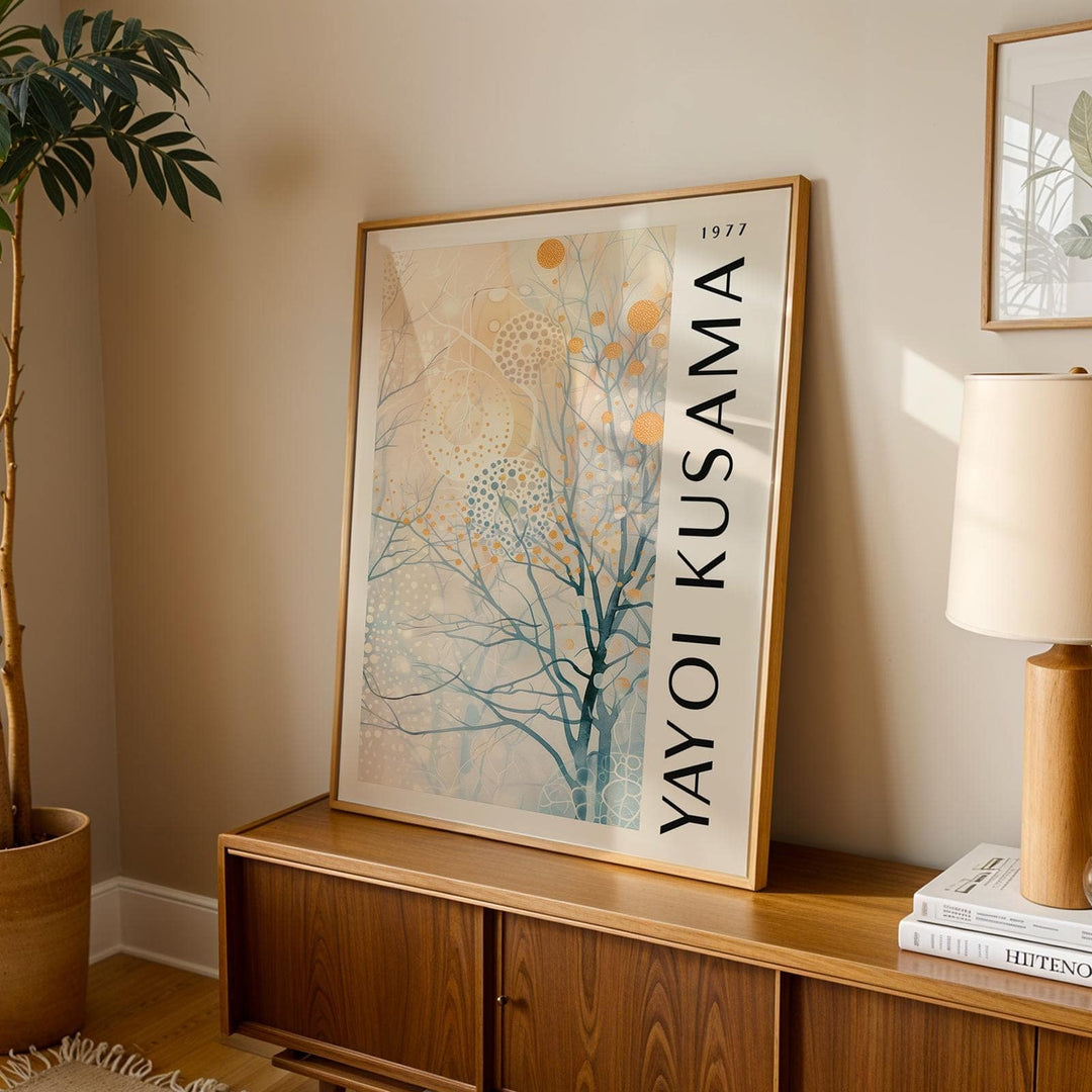 Yayoi Kusama Dreamy Nature Abstract Art | Modern Poster